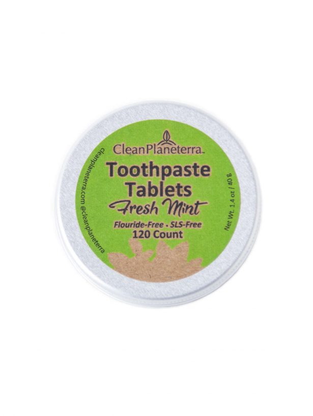 Toothpaste Tablets - Fresh Mint - CleanPlaneterra